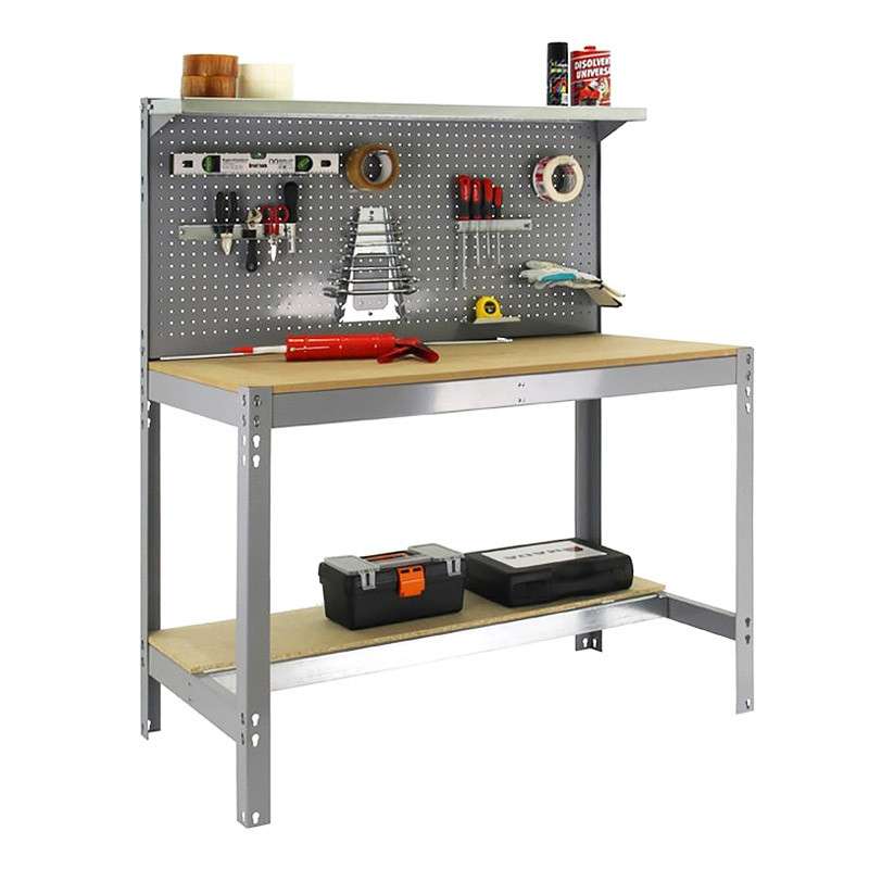 Établi avec panneau mural et étagère supérieure BT-3 1200 SIMONRACK... – Racetools PRO