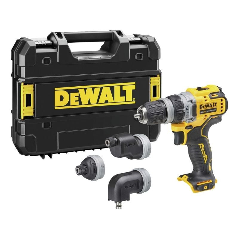 Perceuse-visseuse multi-têtes 12V DEWALT DCD703NT-XJ avec coffret ...